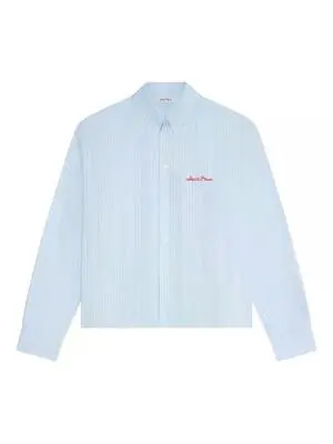 ABOUT:BLANK Striped Chest-pocket Shirt