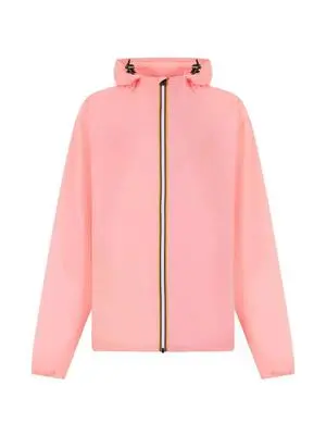 K-WAY Le Vrai 3.0 Claude Hooded Zip-up Jacket - Pink