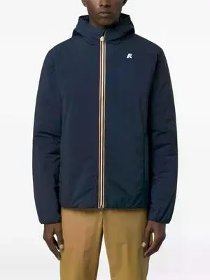K-WAY Hooded Zip-up Jacket - Blue