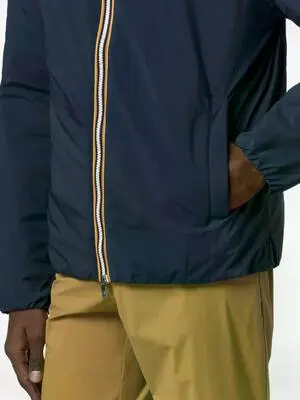 K-WAY Hooded Zip-up Jacket - Blue