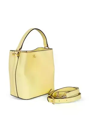 Ralph Lauren Reese Logo Plaque Bucket Bag - Yellow