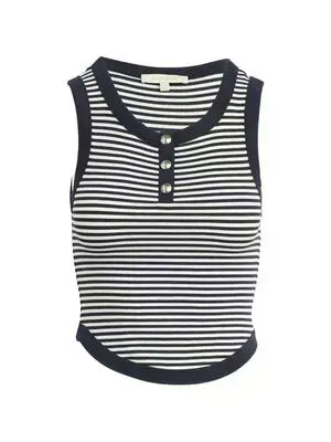 FAVORITE DAUGHTER Striped Ribbed Tank Top