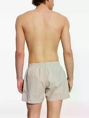MAISON MARGIELA Logo Embroidered Drawstring Swim Shorts
