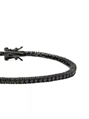 NIALAYA JEWELRY Mini Tennis Bracelet - Black