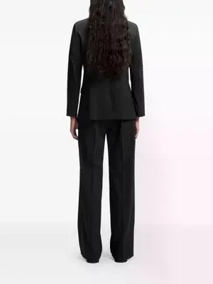 Hugo Single-breasted Notched Lapel Blazer - Black