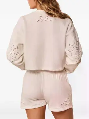 LoveShackFancy Abrah Broderie-anglaise Scalloped-hem Shorts