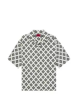 Hugo Geometric-print Short-sleeve Shirt