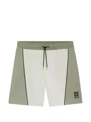 Hugo Panelled Logo-print Track Shorts