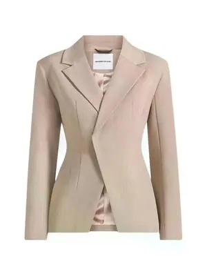 Manière De Voir Beatrice Tailored Cinched Blazer - Neutrals