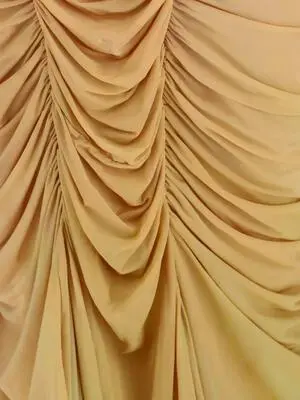 FRANCESCO MURANO Draped Asymmetric Maxi Gown
