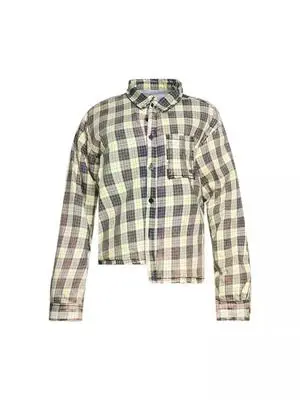 Natasha Zinko Distressed Check Jacket