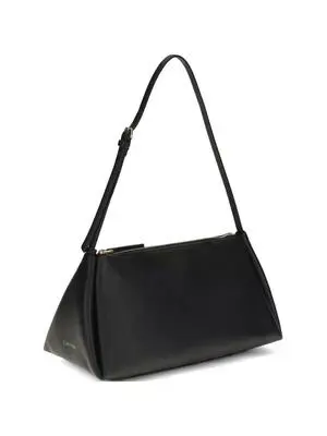 Calvin Klein Print Trapezoid Shoulder Bag - Black