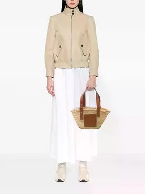 Loewe Raffia Anagram Basket Tote Bag - Neutrals
