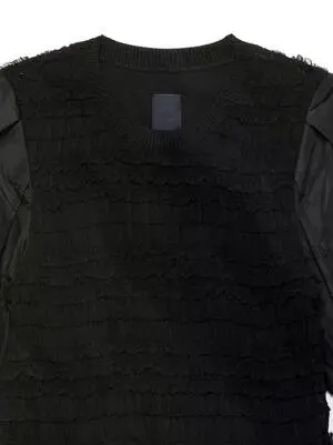 JUUN.J Shirred Ruffle Puff Sleeve T-shirt