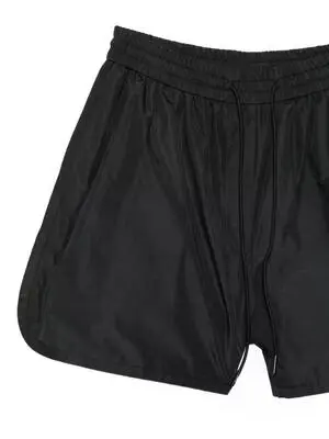 JUUN.J Drawstring Waist Curved Hem Shorts