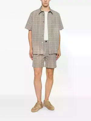 AMARANTO Checked Short-sleeve Shirt