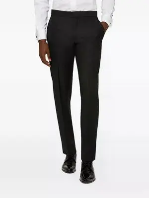 Boggi Milano Tailored Trousers With Satin Stripe