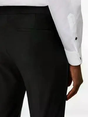 Boggi Milano Tailored Trousers With Satin Stripe