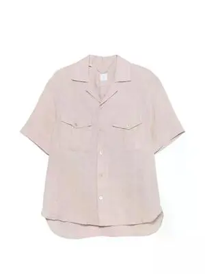 Eleventy Linen Pocket Shirt - Pink