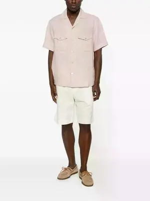 Eleventy Linen Pocket Shirt - Pink