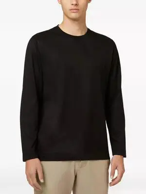 Boggi Milano Long-sleeved Pima Cotton Jersey T-shirt