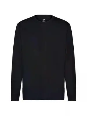 Boggi Milano Long-sleeved Pima Cotton Jersey T-shirt - Blue