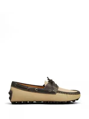 TOD'S Gommino Lace-up Boat Shoes - Neutrals