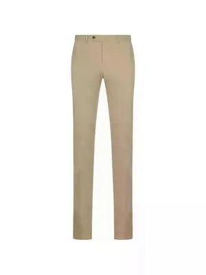 PT TORINO Pressed Crease Slim-fit Trousers - Neutrals