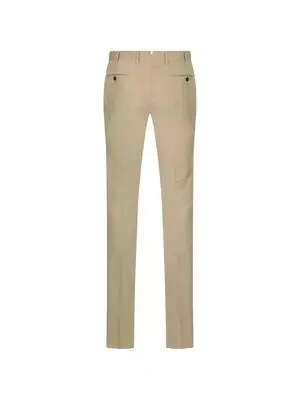 PT TORINO Pressed Crease Slim-fit Trousers - Neutrals