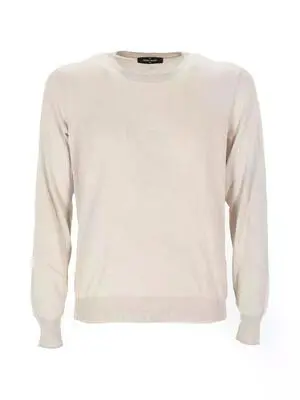 GRAN SASSO Fine-knit Crew-neck Jumper - Neutrals