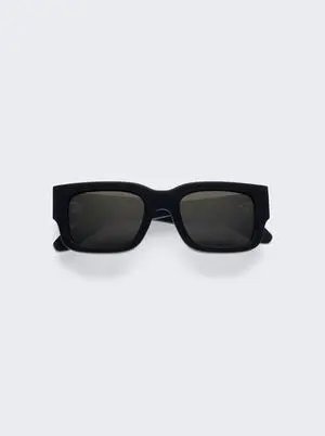 EMMANUELLE KHANH Calcutta Rectangular Sunglasses - Black