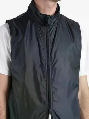 Aspesi High-neck Gilet - Blue