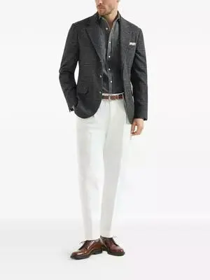 Brunello Cucinelli Lightweight Denim Shirt - Grey