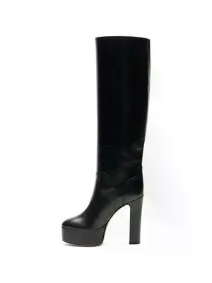 Casadei Knee-high Platform Block Heel Boots