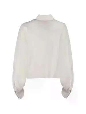 Ermanno Scervino Lace-trimmed Shirt - Neutrals
