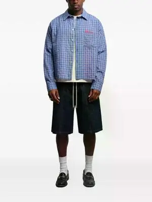ABOUT:BLANK Checked Chest-pocket Shirt