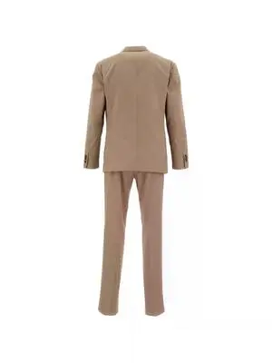 Boglioli Single-breasted Patch-pocket Suit - Neutrals