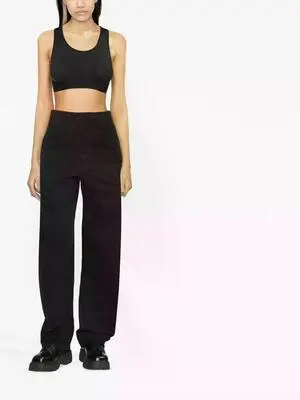 Balenciaga Logo-hem Sporty Bra
