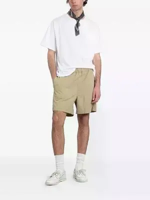 GRIFONI Elasticated Waistband Patch Pocket Shorts