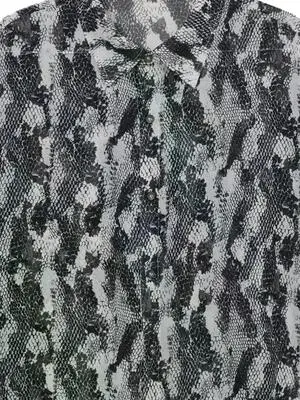ACUPUNCTURE 1993 Python-print Short-sleeve Shirt