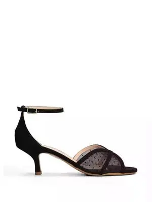 FABIO RUSCONI Polka-dot Mesh Sandals