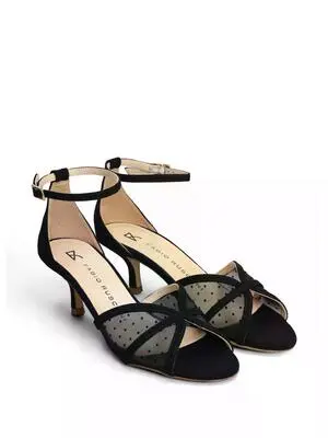 FABIO RUSCONI Polka-dot Mesh Sandals