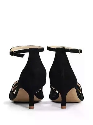 FABIO RUSCONI Polka-dot Mesh Sandals