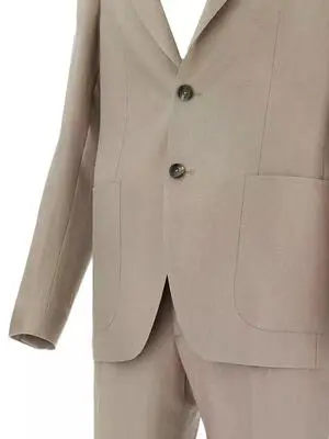 Tagliatore Montecarlo Linen Suit - Grey