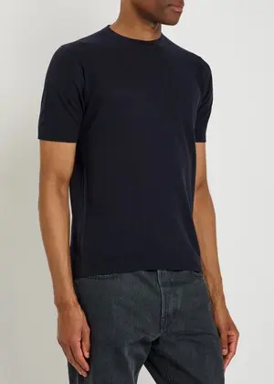 John Smedley Park Fine-knit Cotton T-shirt