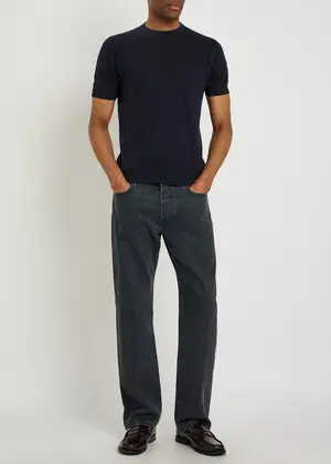 John Smedley Park Fine-knit Cotton T-shirt