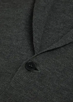 John Smedley Narah Merino Wool Cardigan - Charcoal