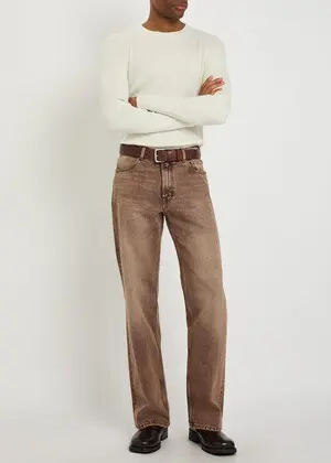 Our Legacy Compact Rib-knit Silk Top