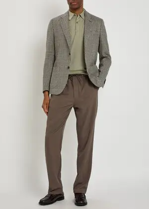 John Smedley Macloud Merino Wool Polo Shirt - Olive