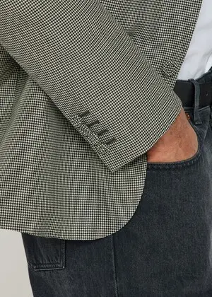 Valentino Garavani Houndstooth Wool Blazer